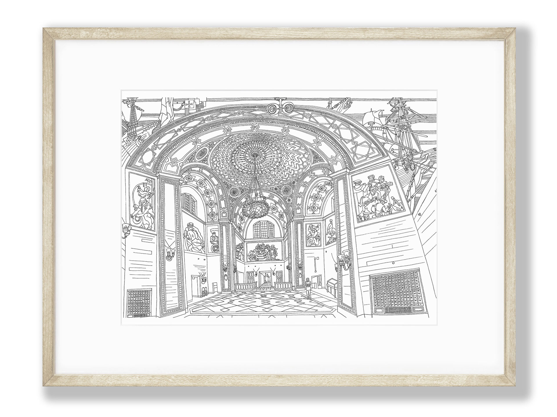print 'LA Central Library' - ELLES Art & Wallcoverings - Home